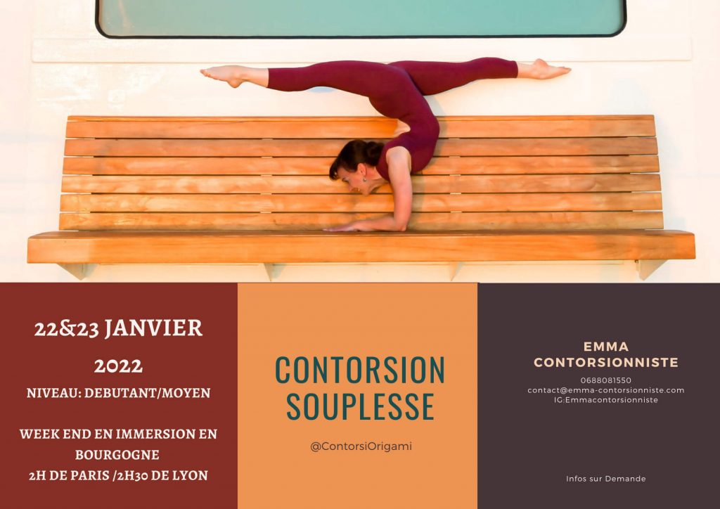 Stage contorsion souplesse début 2022 - Emma contorsionniste